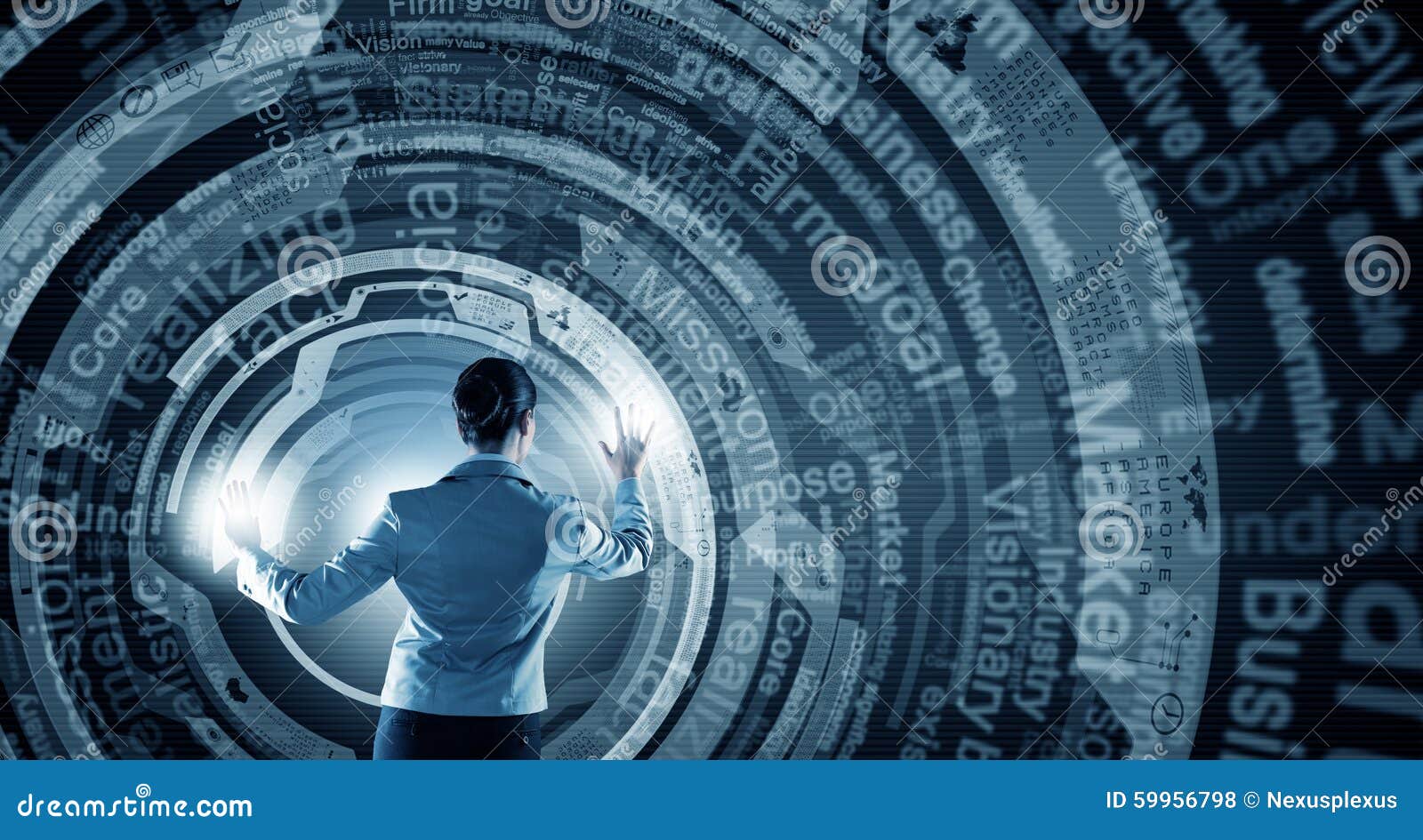 Virtual panel stock illustration. Illustration of interface - 59956798