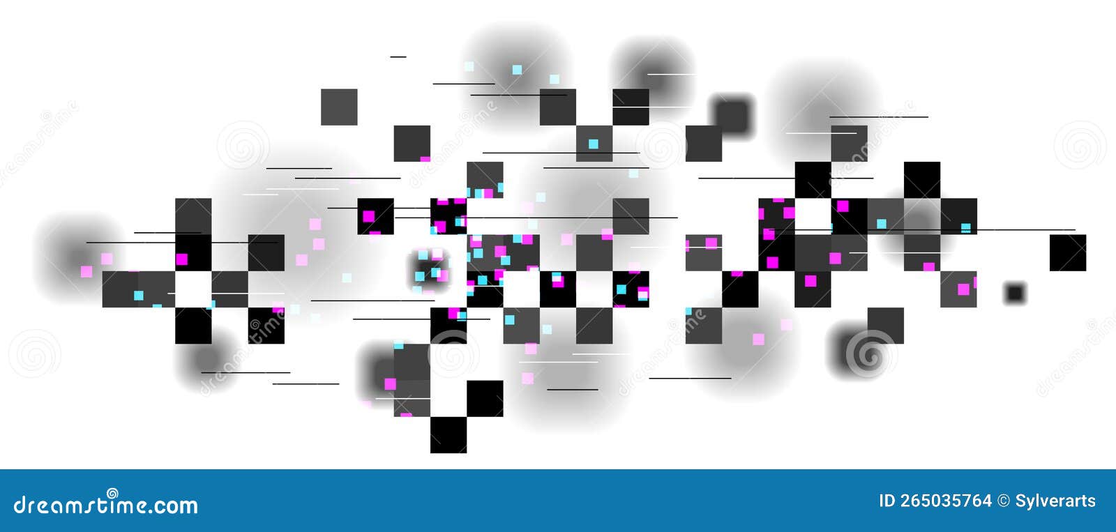 Virtual Pixels Vector Abstract Design, Technology . Stock Vector ...