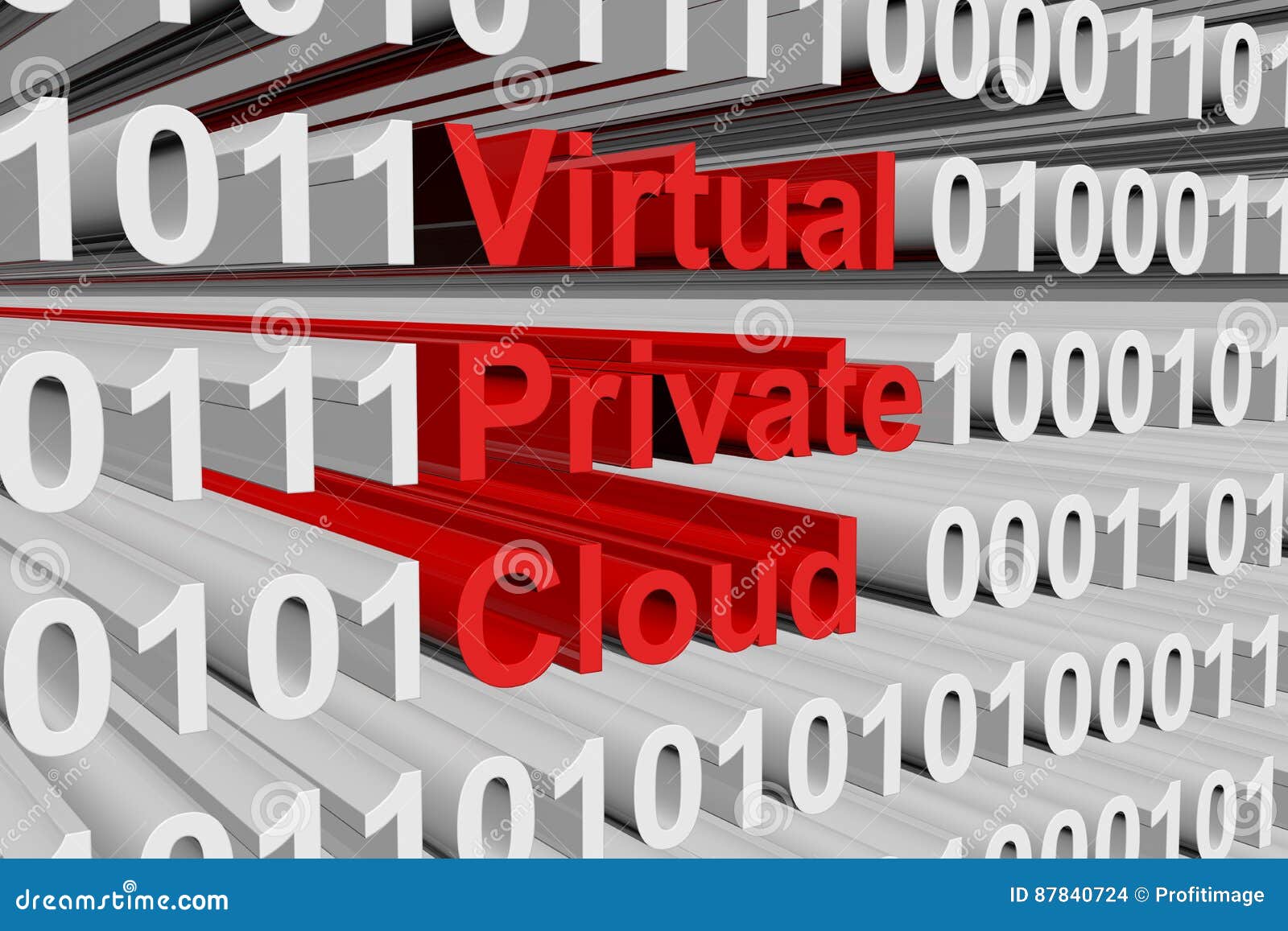 Virtual private cloud stock illustration. Illustration of environment ...