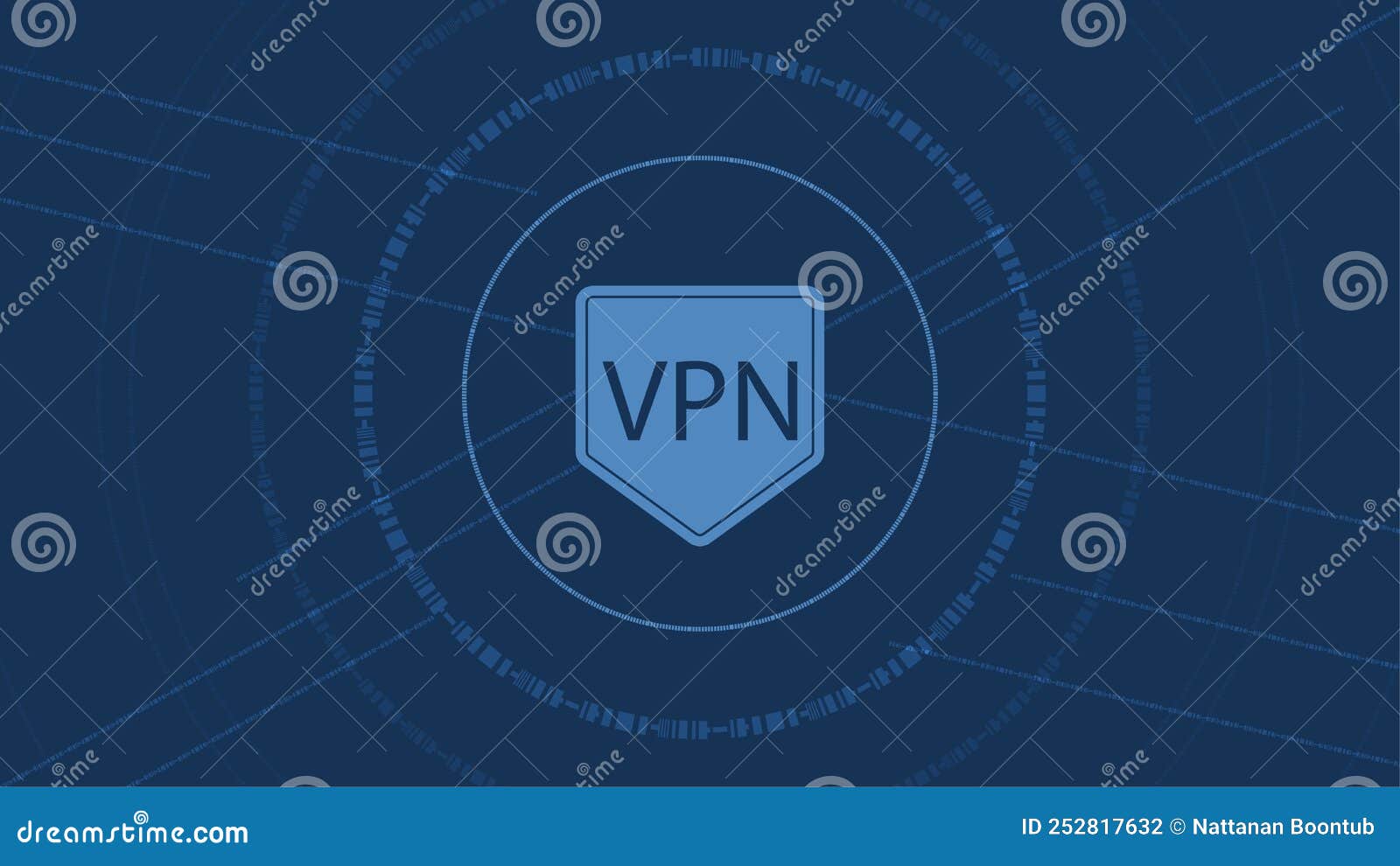 Virtual Private Network Technology. VPN Secure Connection Concept Stock ...