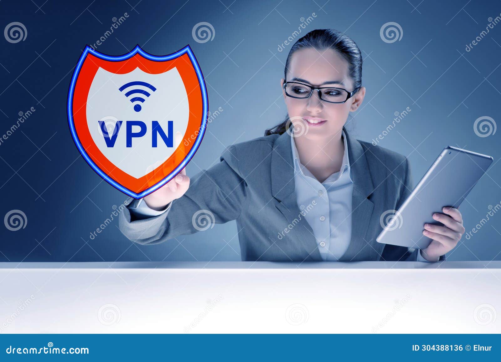Virtual Private Network VPN Cyber Concept Stock Photo - Image of ...