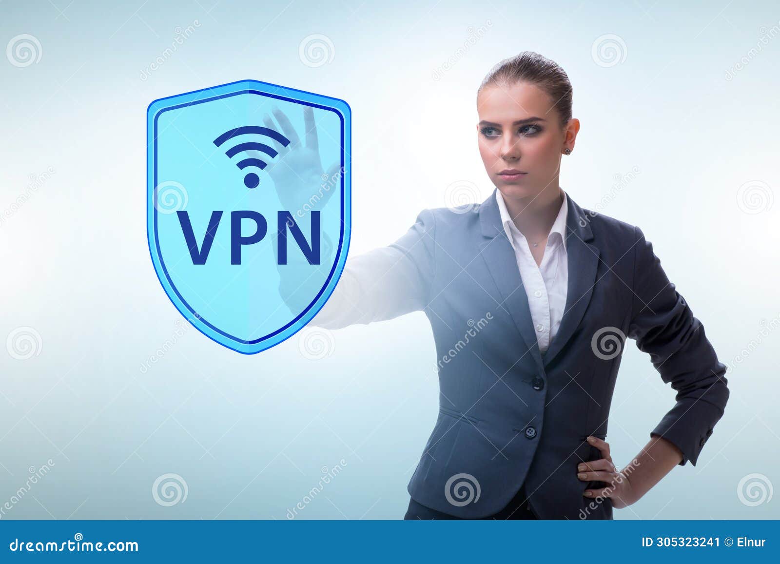 Virtual Private Network VPN Cyber Concept Stock Image - Image of ...