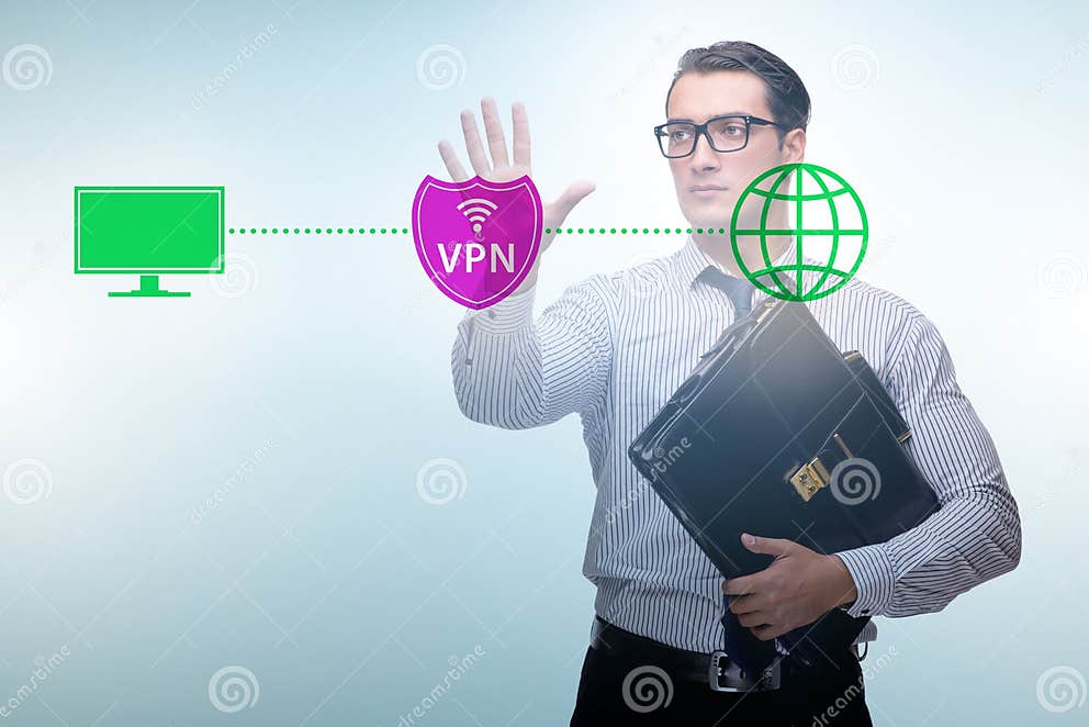 Virtual Private Network VPN Cyber Concept Stock Photo - Image of server ...