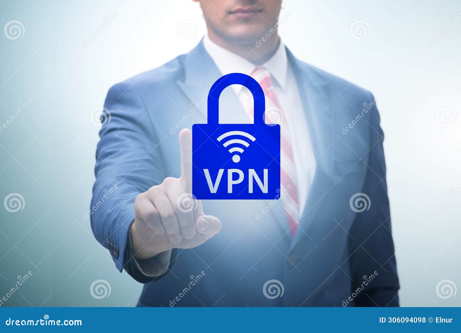 Virtual Private Network VPN Cyber Concept Stock Photo - Image of mobile ...
