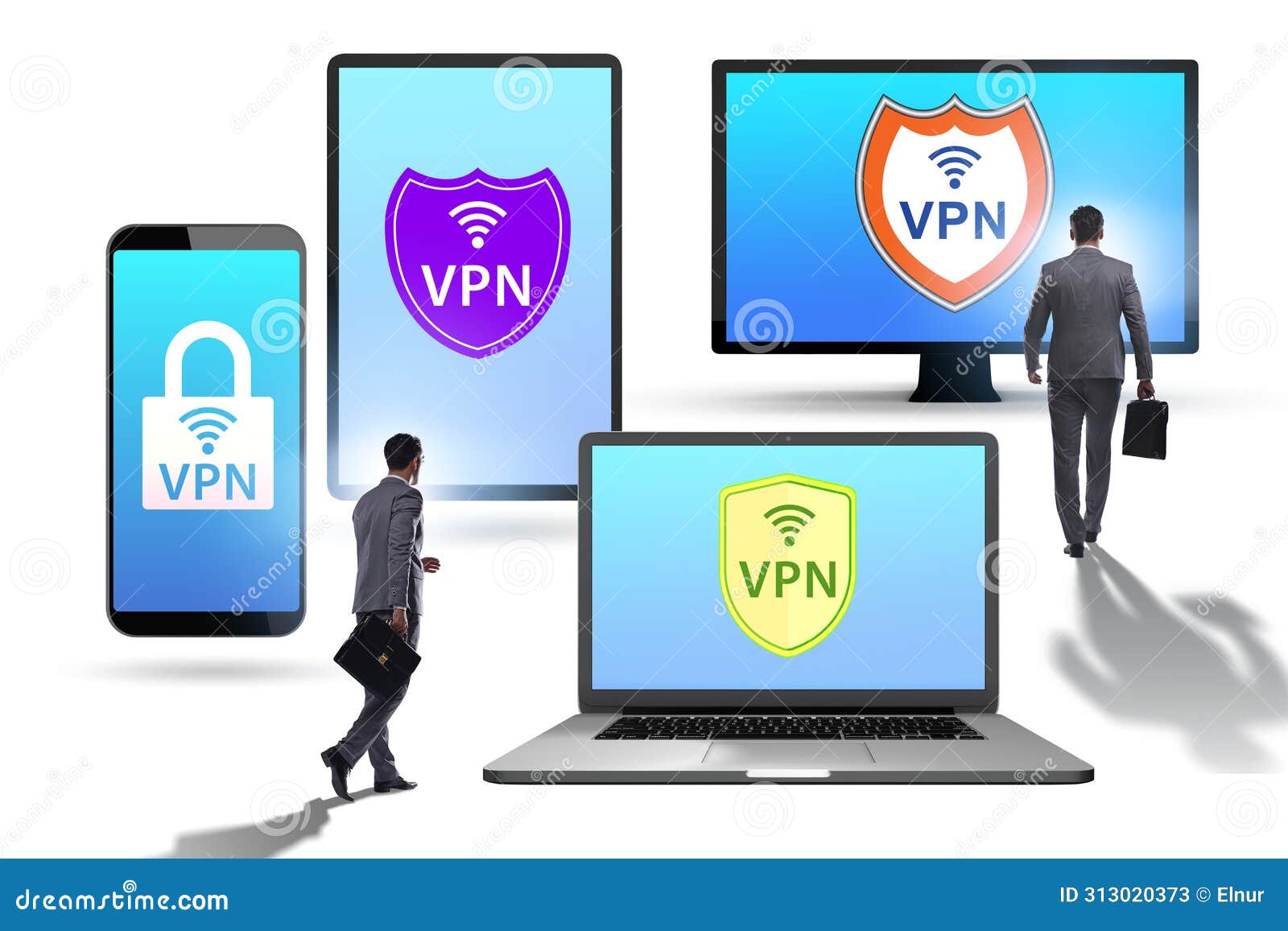 Virtual Private Network VPN Cyber Concept Stock Image - Image of safe ...