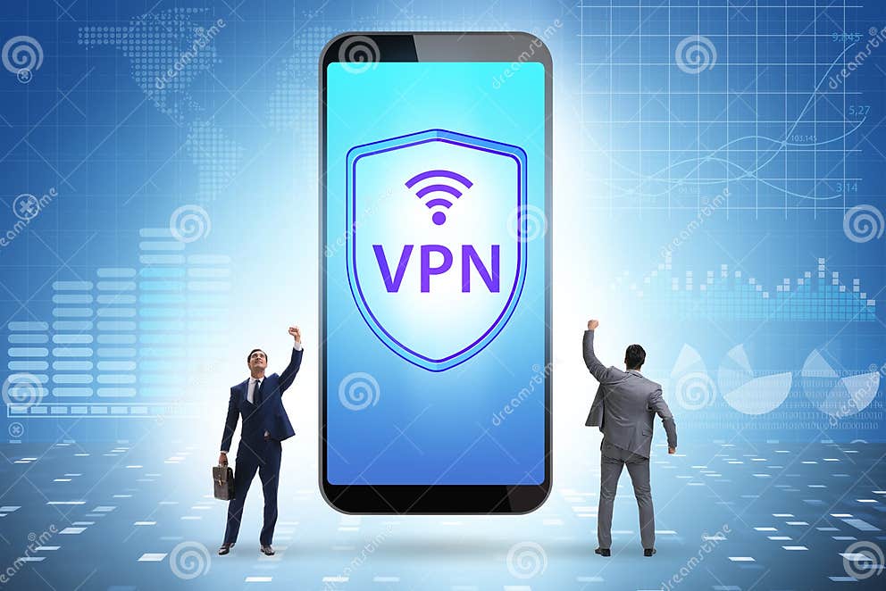 Virtual Private Network VPN Cyber Concept Stock Photo - Image of ...