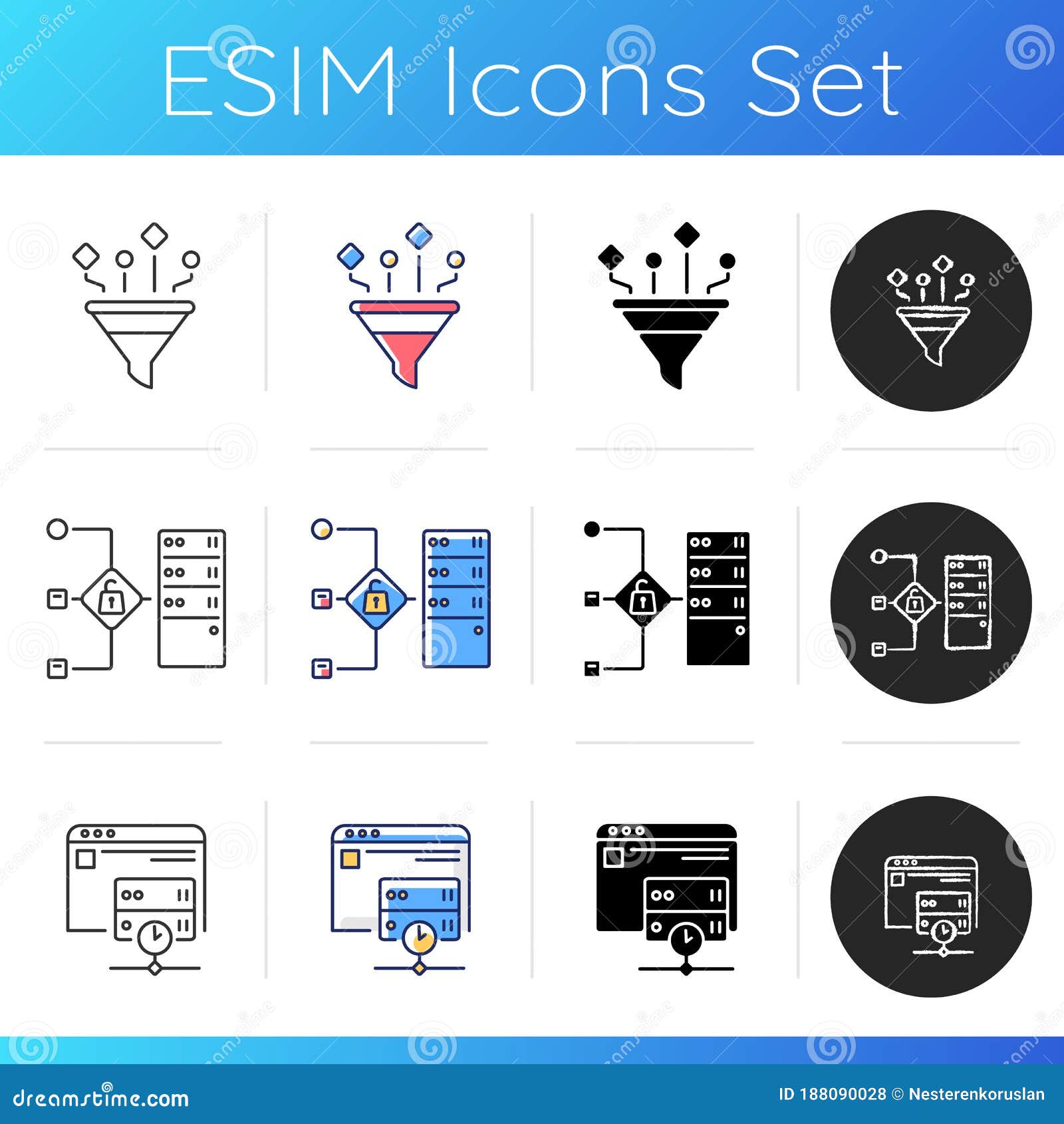 Caching Linear Icon. Modern Outline Caching Logo Concept On Whit ...