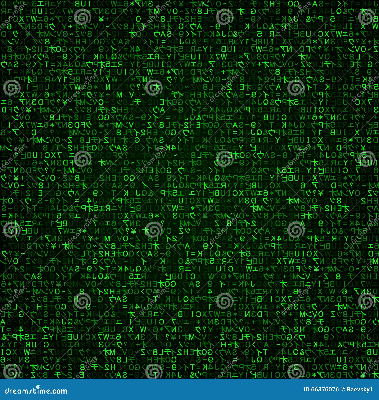 Virtual Reality, Abstract Green Technology Background, Vector ...