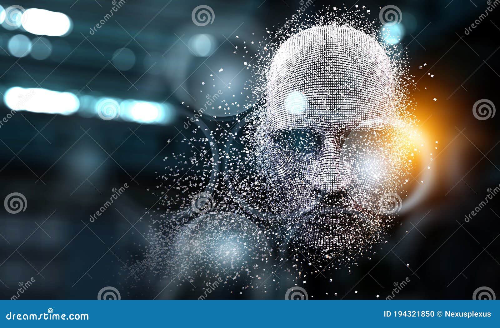 Virtual Reality and Artificial Intelligence Concept Stock Photo - Image ...