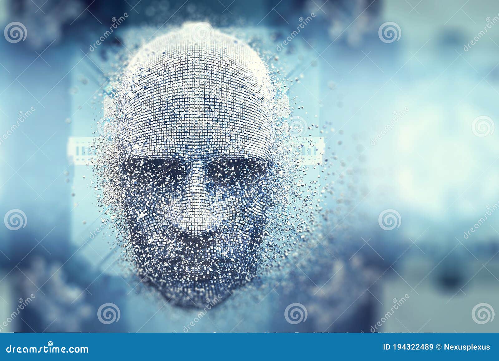 Virtual Reality and Artificial Intelligence Concept Stock Illustration ...