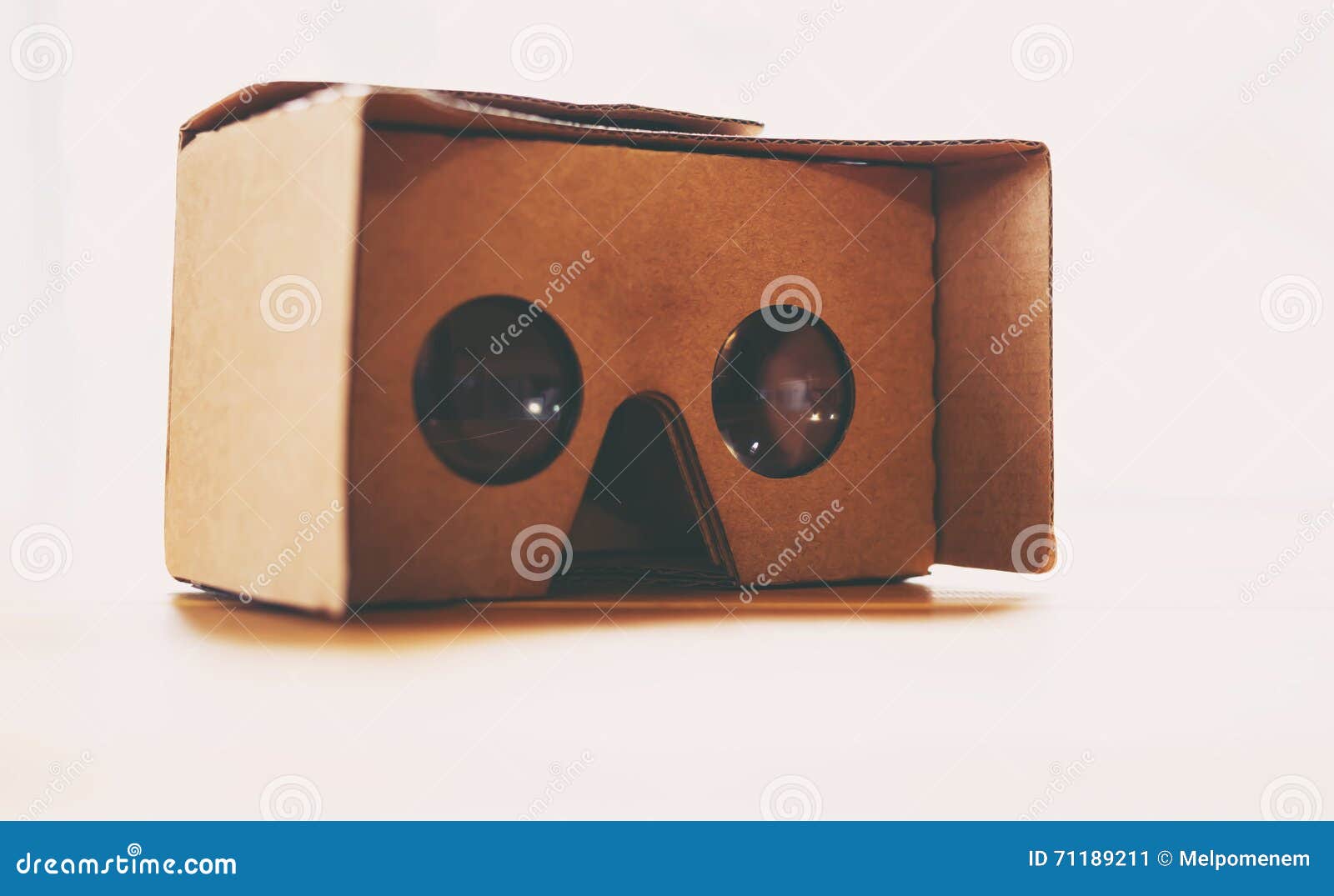 Virtual Reality Cardboard Headset Stock Image - Image of google ...