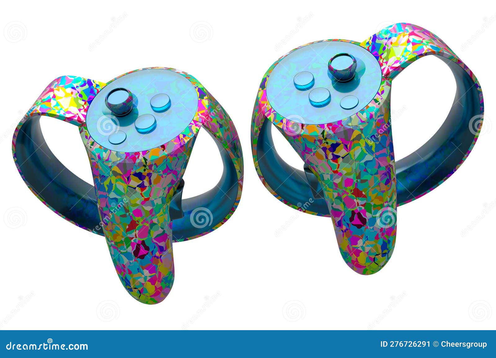 Virtual Reality Controller for Gaming with Mosaic Seamless Pattern on ...