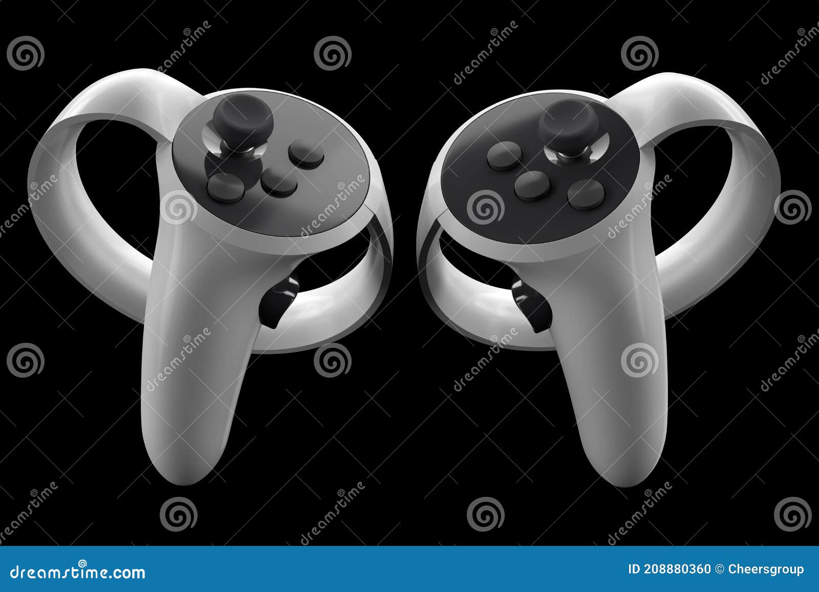 Virtual Reality Controllers for Online and Cloud Gaming Isolated on ...
