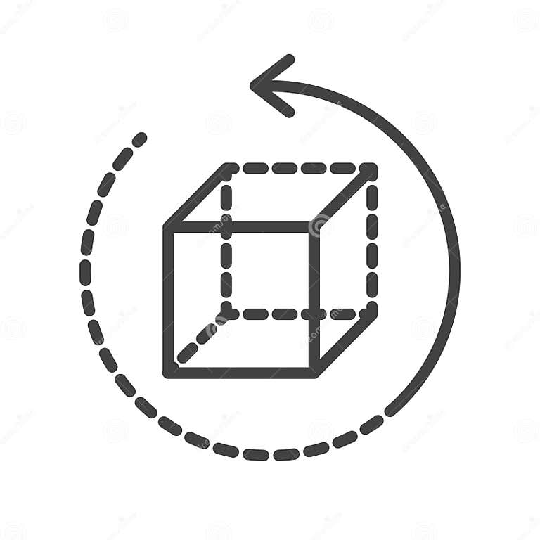 Virtual reality cube stock vector. Illustration of entertainment ...