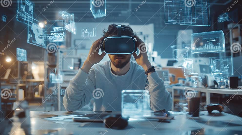 A Virtual Reality Designer Creates Immersive Experiences in a Modern ...