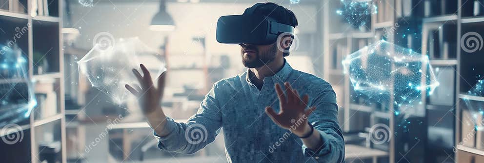 A Virtual Reality Designer Creates Immersive Experiences in a Modern ...