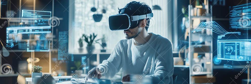 A Virtual Reality Designer Creates Immersive Experiences in a Modern ...