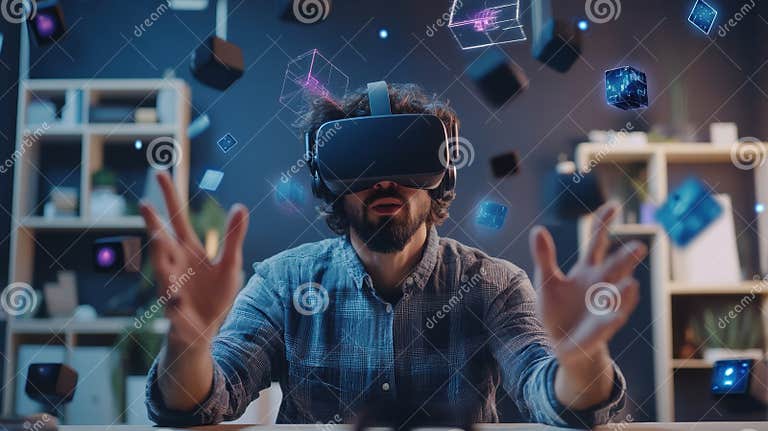 A Virtual Reality Designer Creates Immersive Experiences in a Modern ...