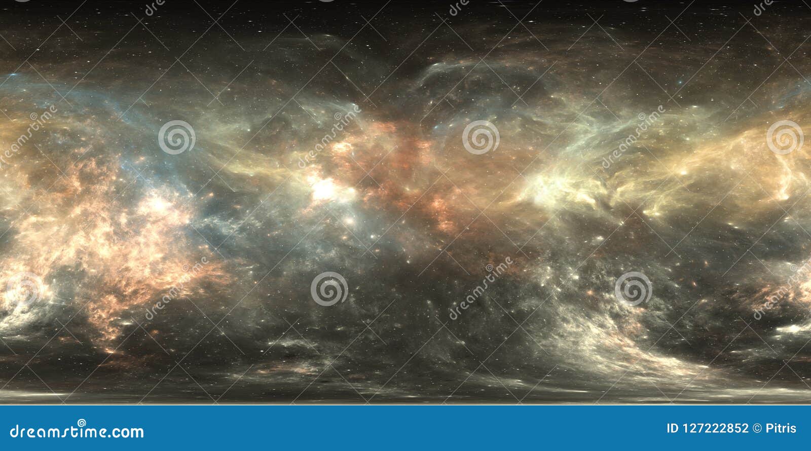 Virtual Reality Environment 360 HDRI Map. Space Equirectangular ...