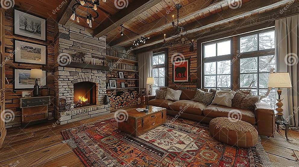 A Virtual Reality Experience of a Cozy Stock Image - Image of travel, remote: 320469217