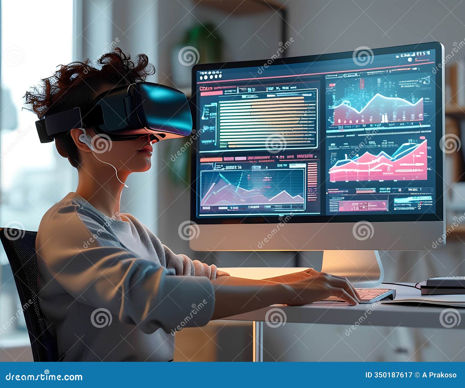 Virtual Reality Experience with Marketing Dashboards and Analytics ...