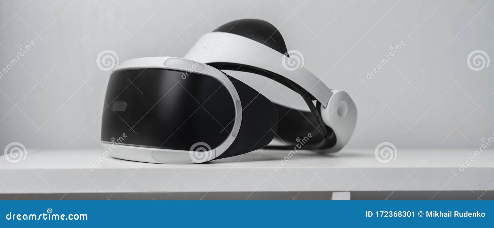 Virtual Reality Gear for Gaming on the Shelf Stock Image - Image of ...