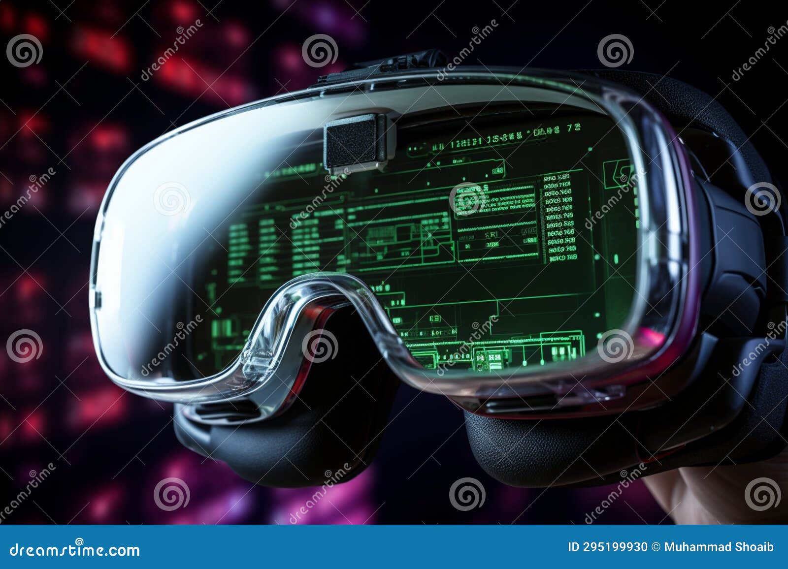 Virtual Reality Glasses in the Hands of Futuristic Hackers for Internet ...
