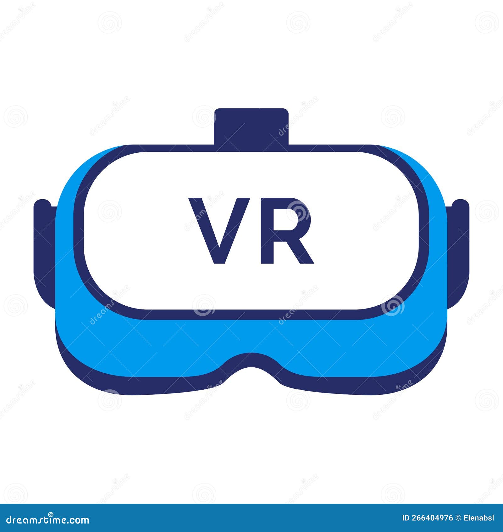 Virtual Reality Glasses and Immersive Experience Icon Stock Vector ...