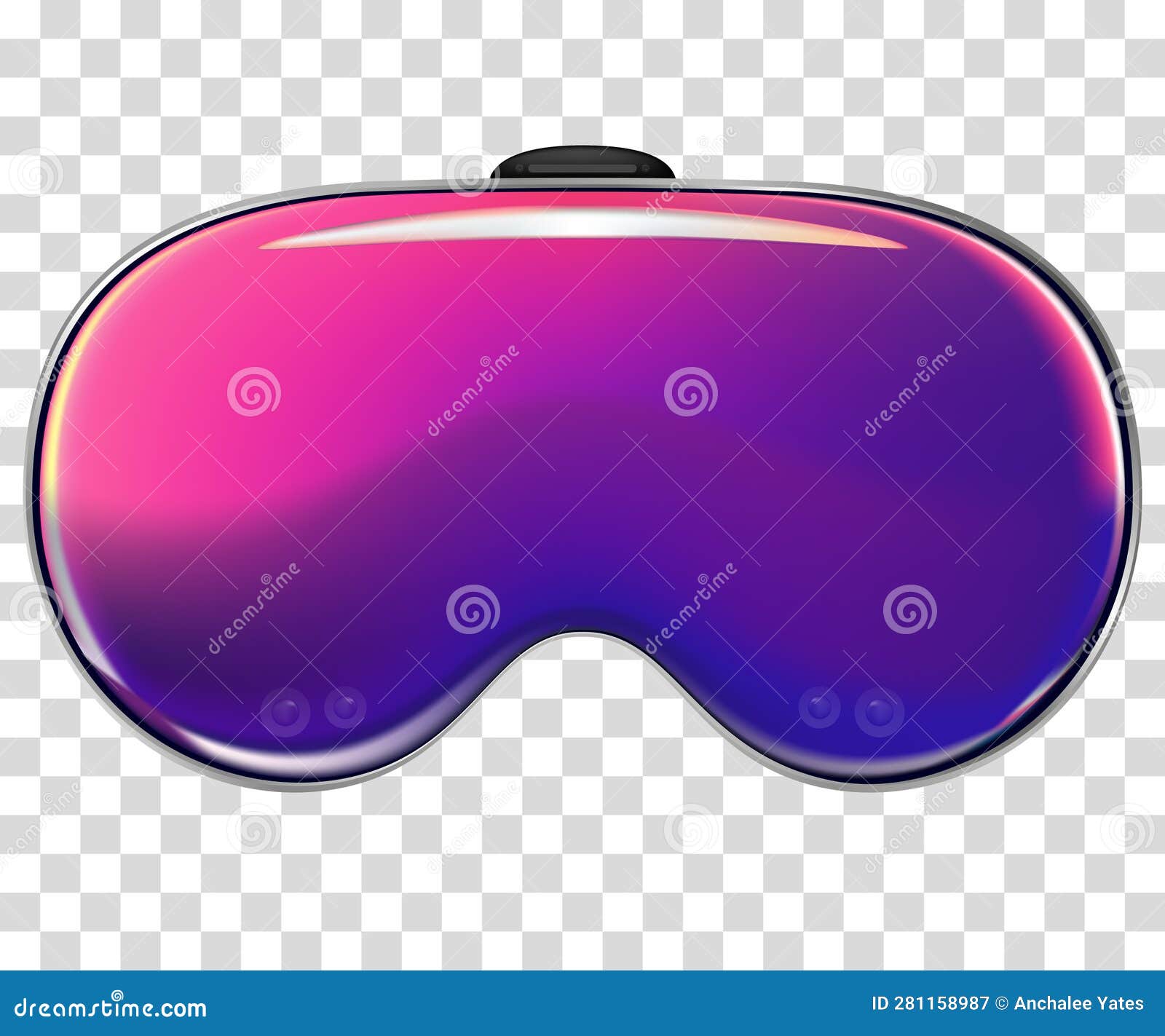 Virtual Reality Glasses Innovative Technology,Isolated Vision Pro High ...