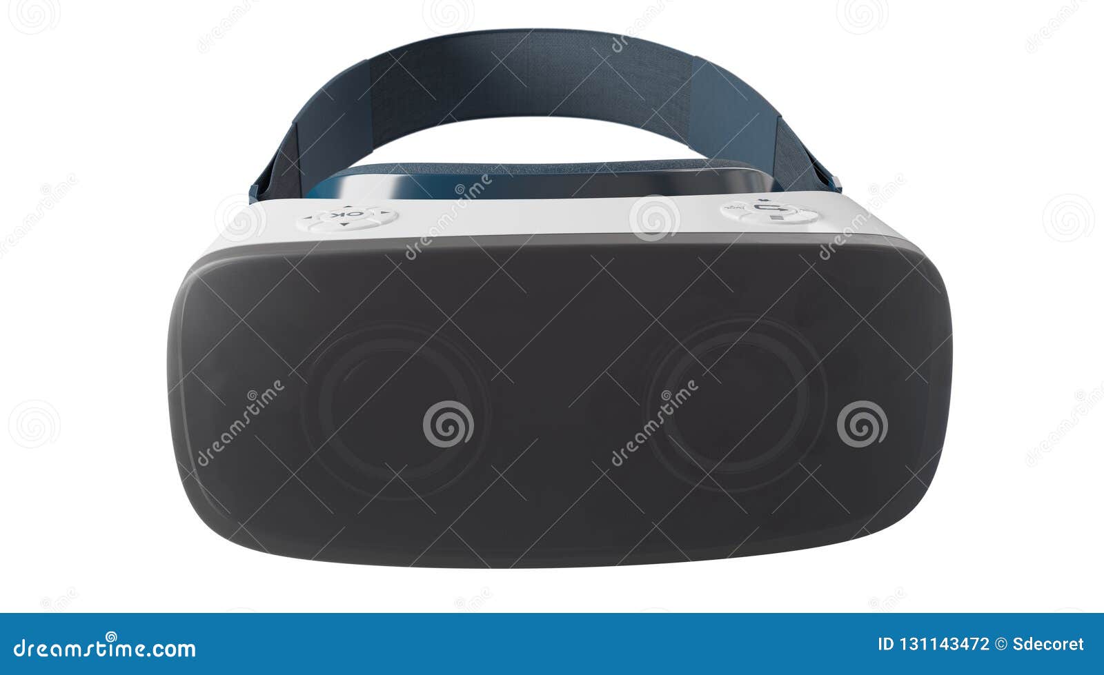 Virtual Reality Glasses Technology Illustration 3D Rendering Stock ...