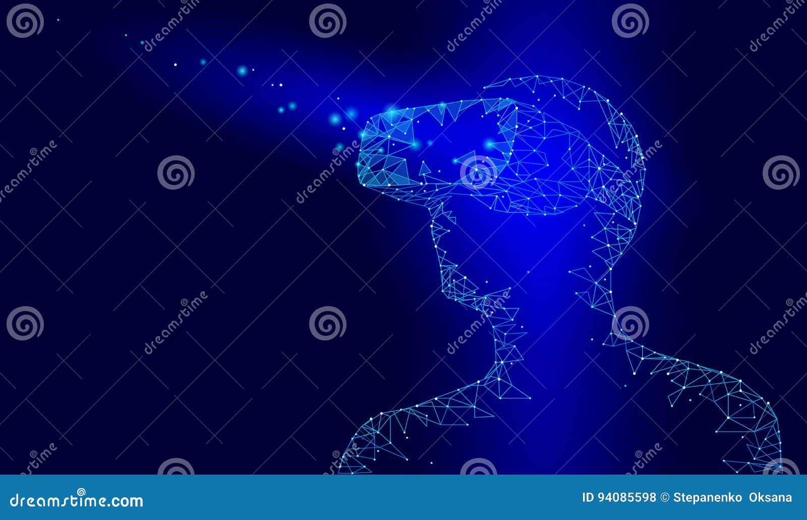 Low Poly Connected Dots Stock Illustrations – 5,327 Low Poly Connected ...