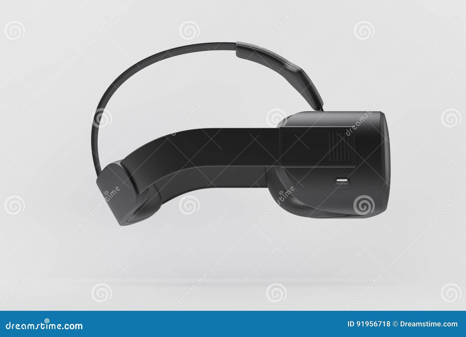 Virtual Reality helmet stock illustration. Illustration of reality ...