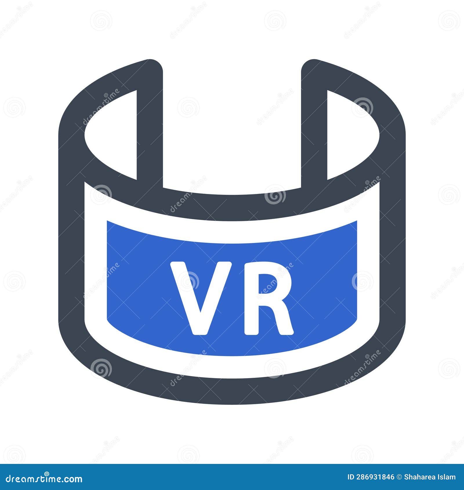 Virtual reality icon stock vector. Illustration of view - 286931846