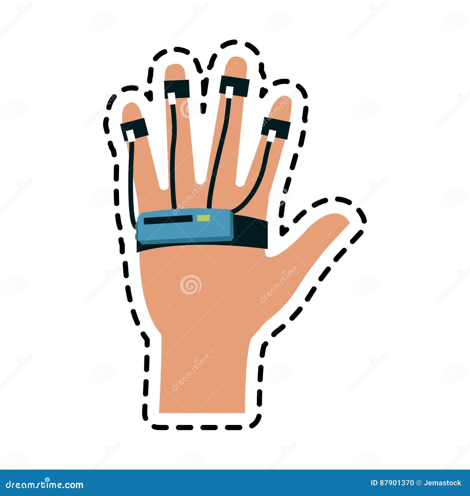 Virtual reality icon image stock illustration. Illustration of game ...