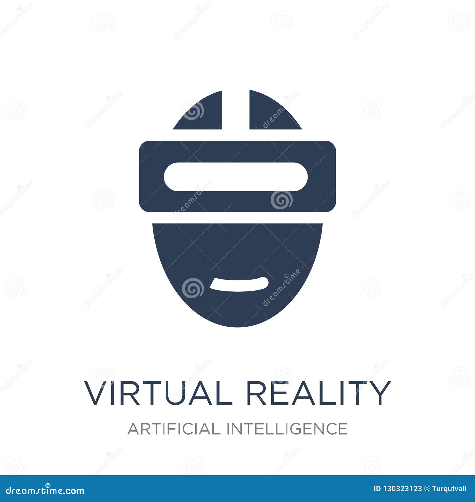 Virtual Reality Icon. Trendy Flat Vector Virtual Reality Icon on Stock ...