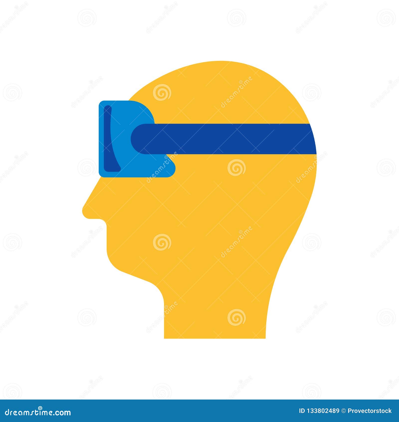 Virtual Reality Icon Vector Sign and Symbol Isolated on White ...