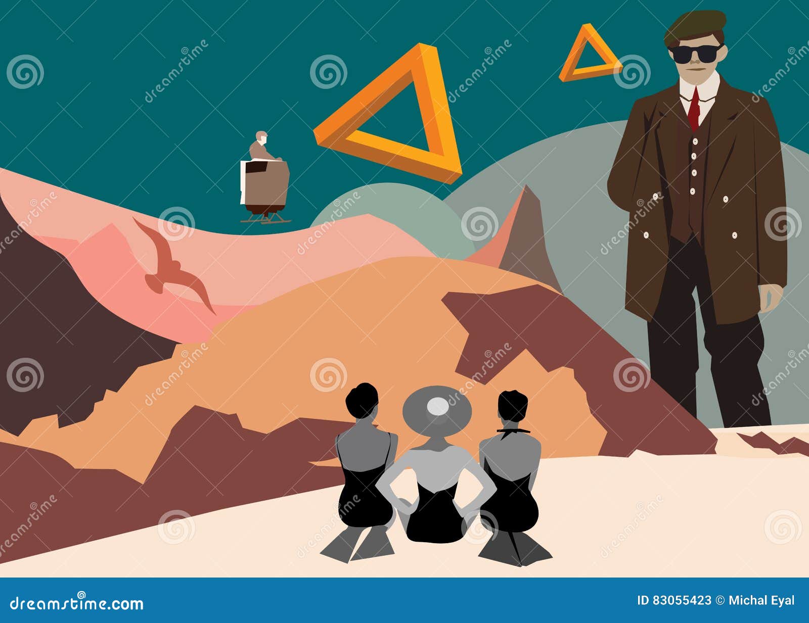 Virtual Reality stock illustration. Illustration of glasses - 83055423