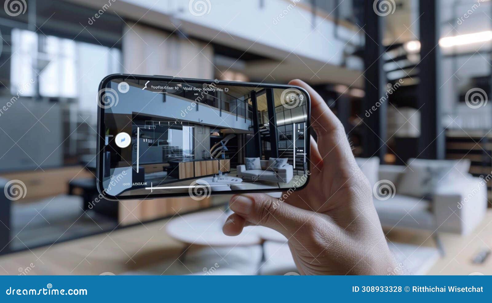 Virtual Reality Mockup Interior Design and Screen Mockup for Creative ...
