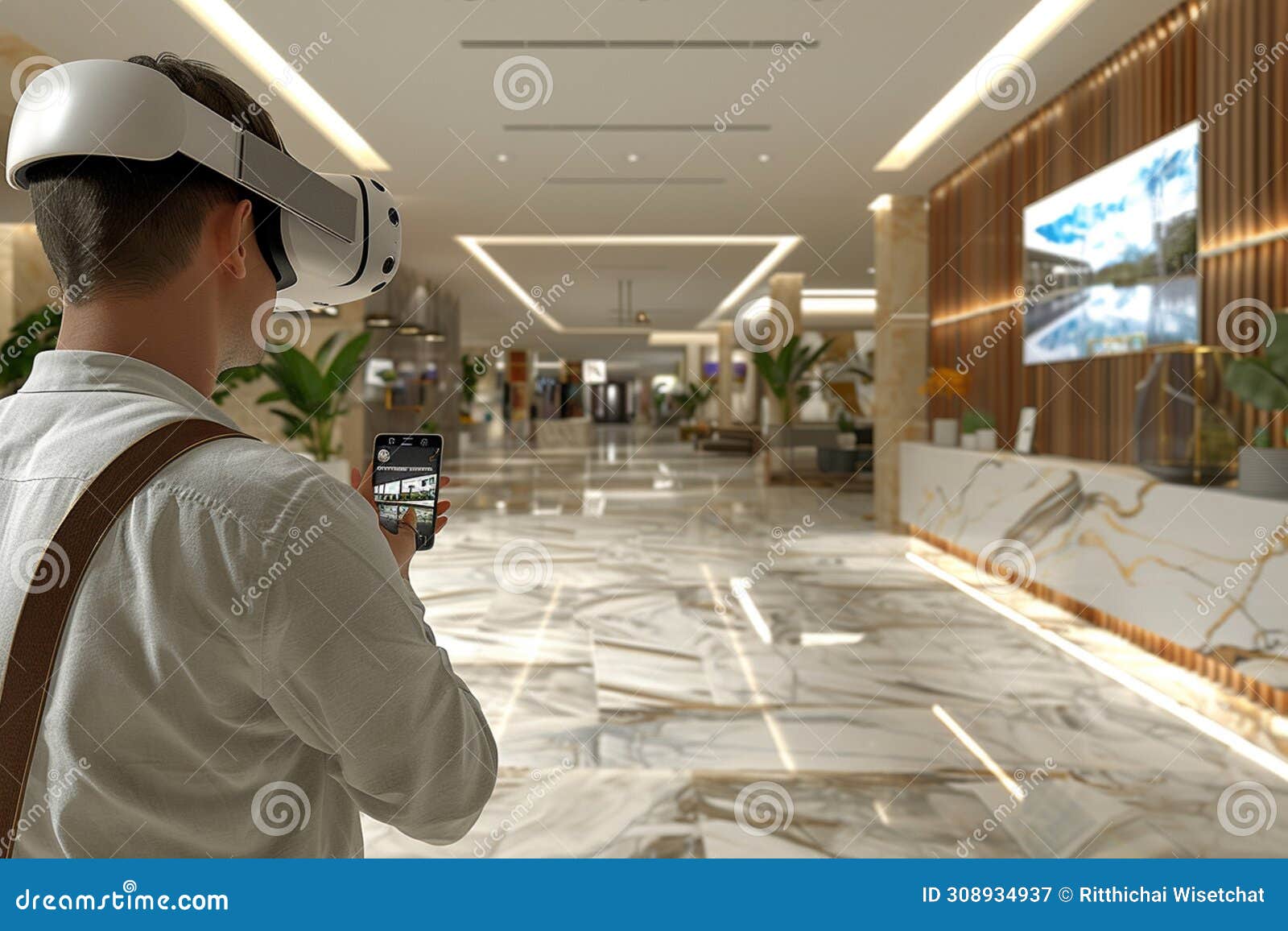 Virtual Reality Mockup Interior Design and Screen Mockup for Creative ...