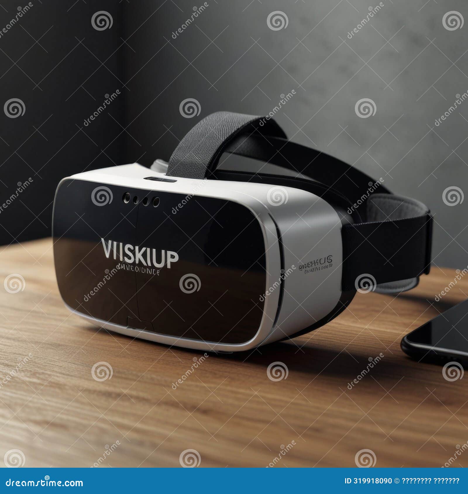 Virtual Reality Mockup,screen Mockup. Virtual Reality Goggles Stock ...