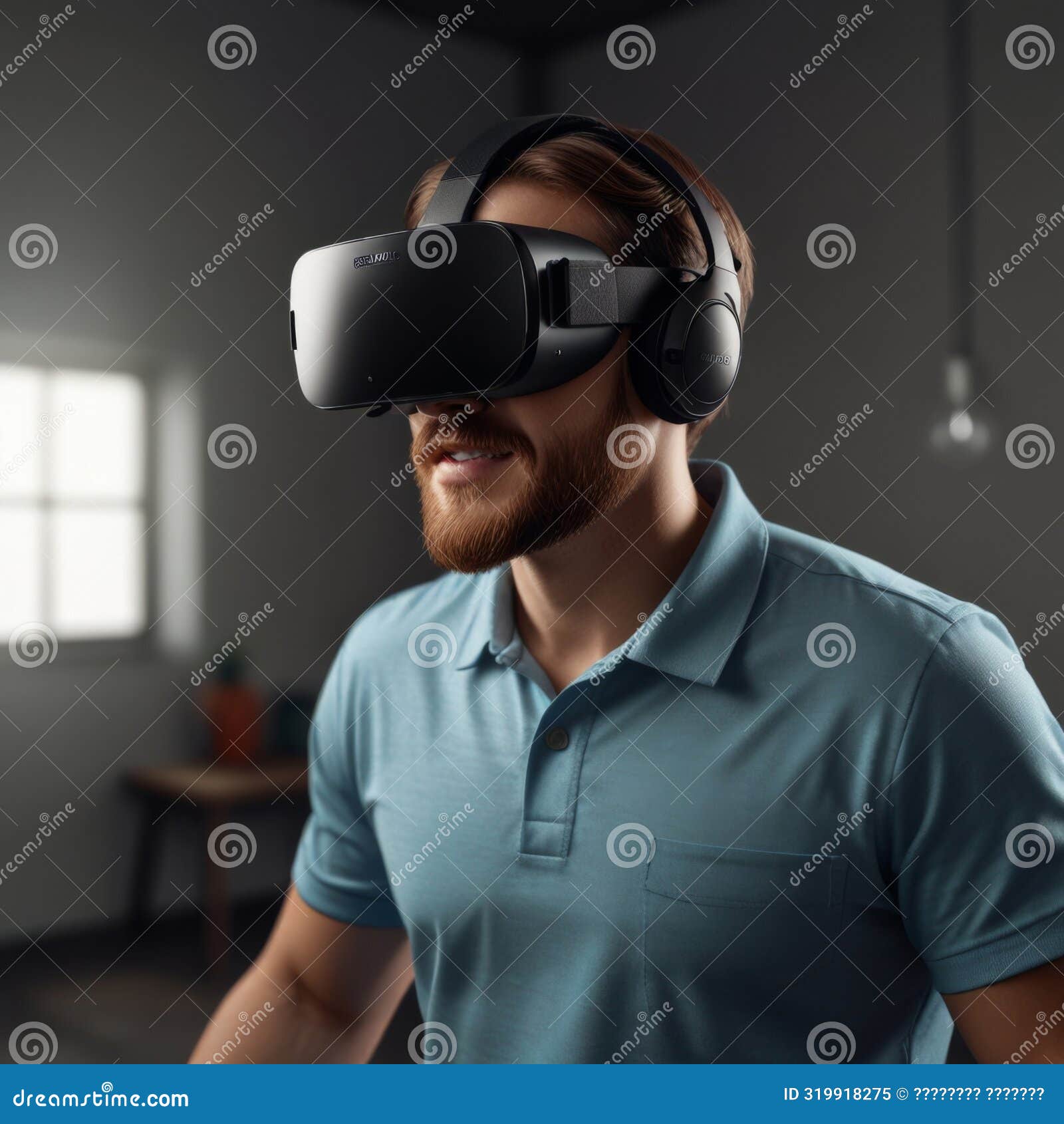 Virtual Reality Mockup,screen Mockup. Virtual Reality Goggles Stock ...
