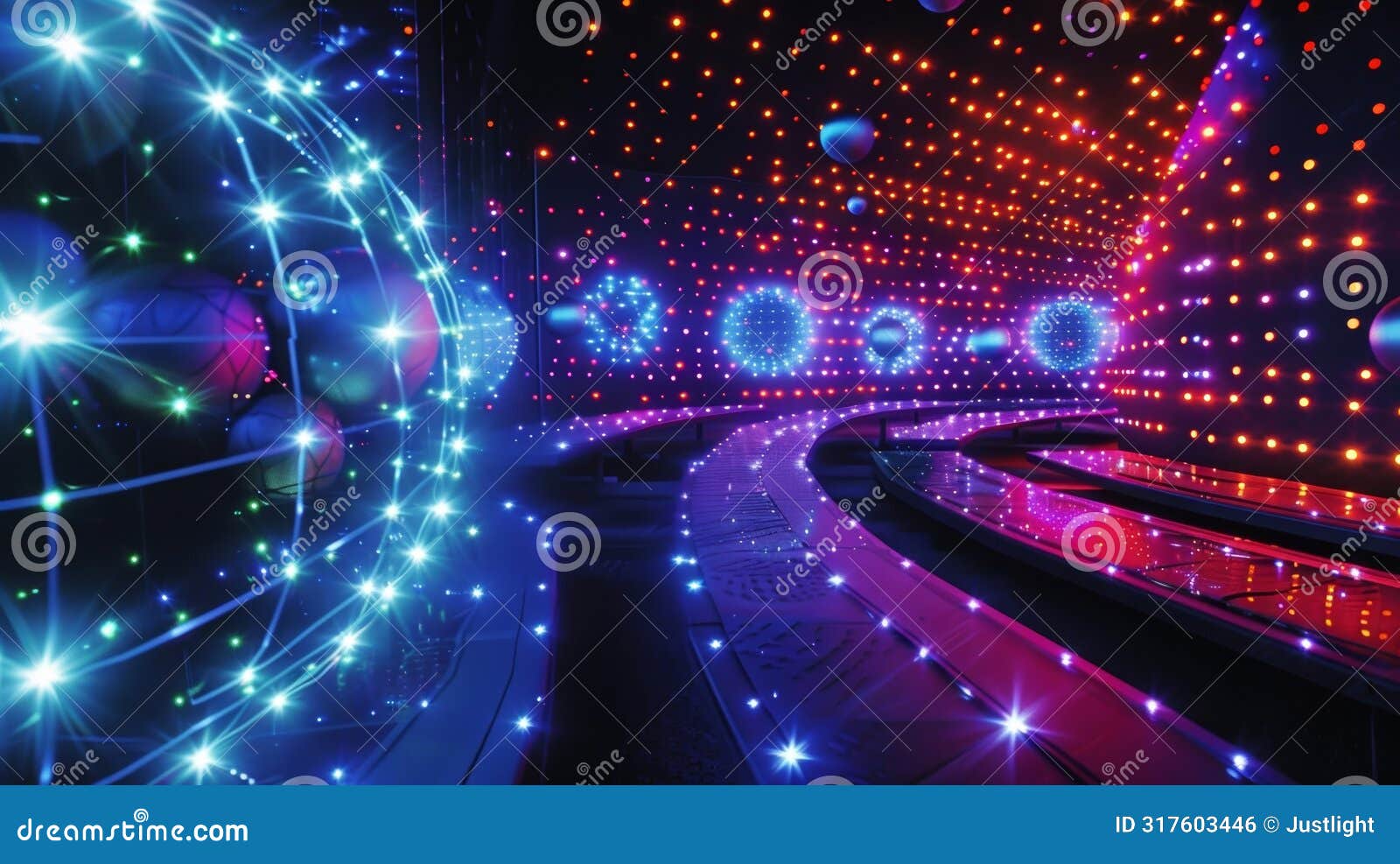 A Virtual Reality Simulation of How a Quantum Computer Operates Stock ...