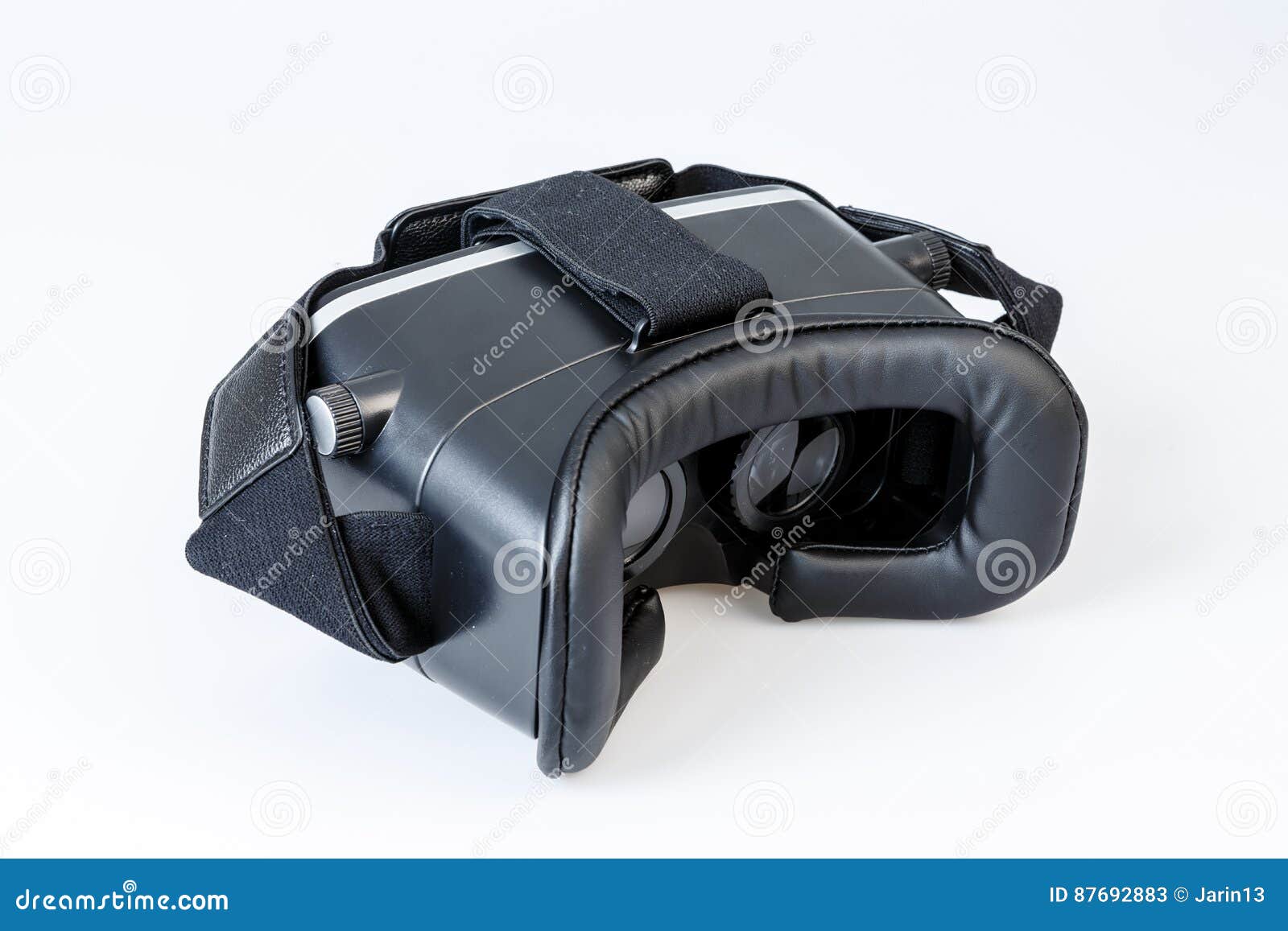 Virtual Reality Simulator Glasses for Smartphone on White Stock Image ...