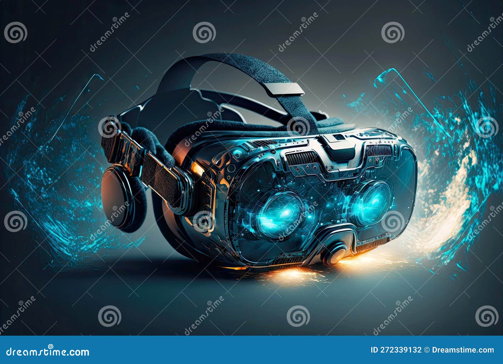 Virtual Reality and Technologies of Future Vr Headset Stock ...