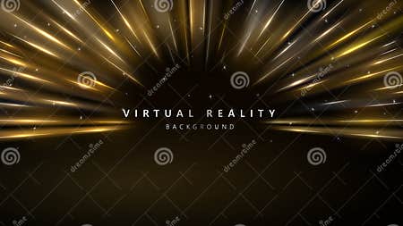 Virtual Reality VR Background with Zoom Effect Background Stock Image ...