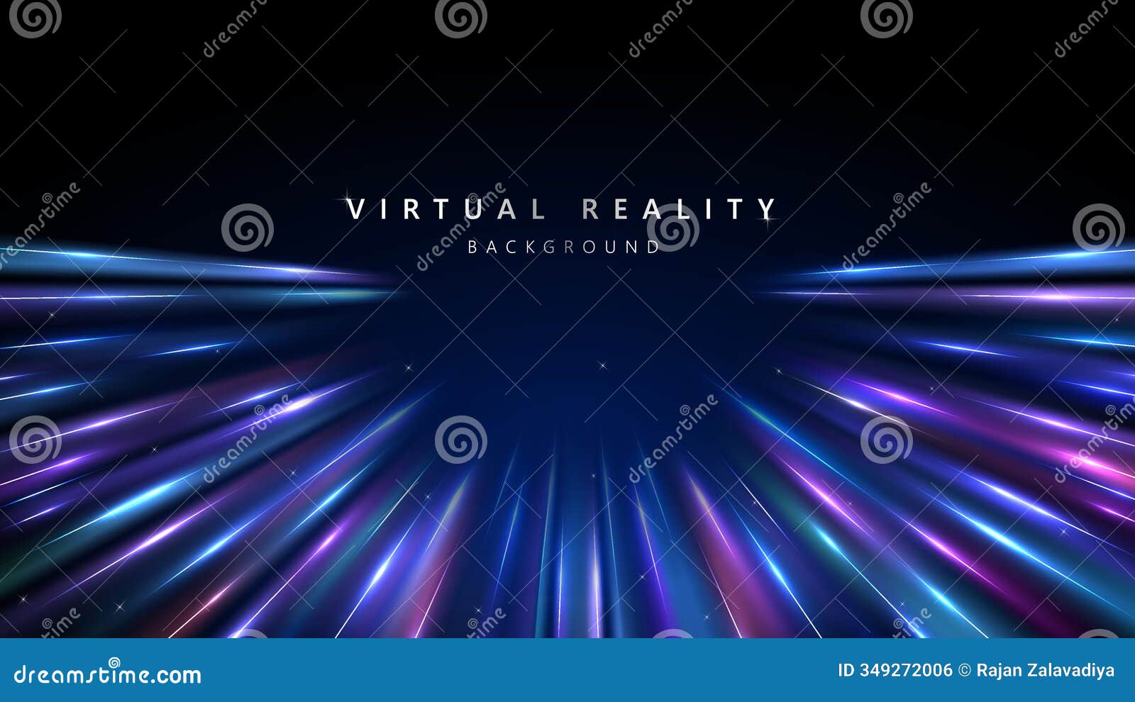 Virtual Reality VR Background with Zoom Effect Background Stock Photo ...