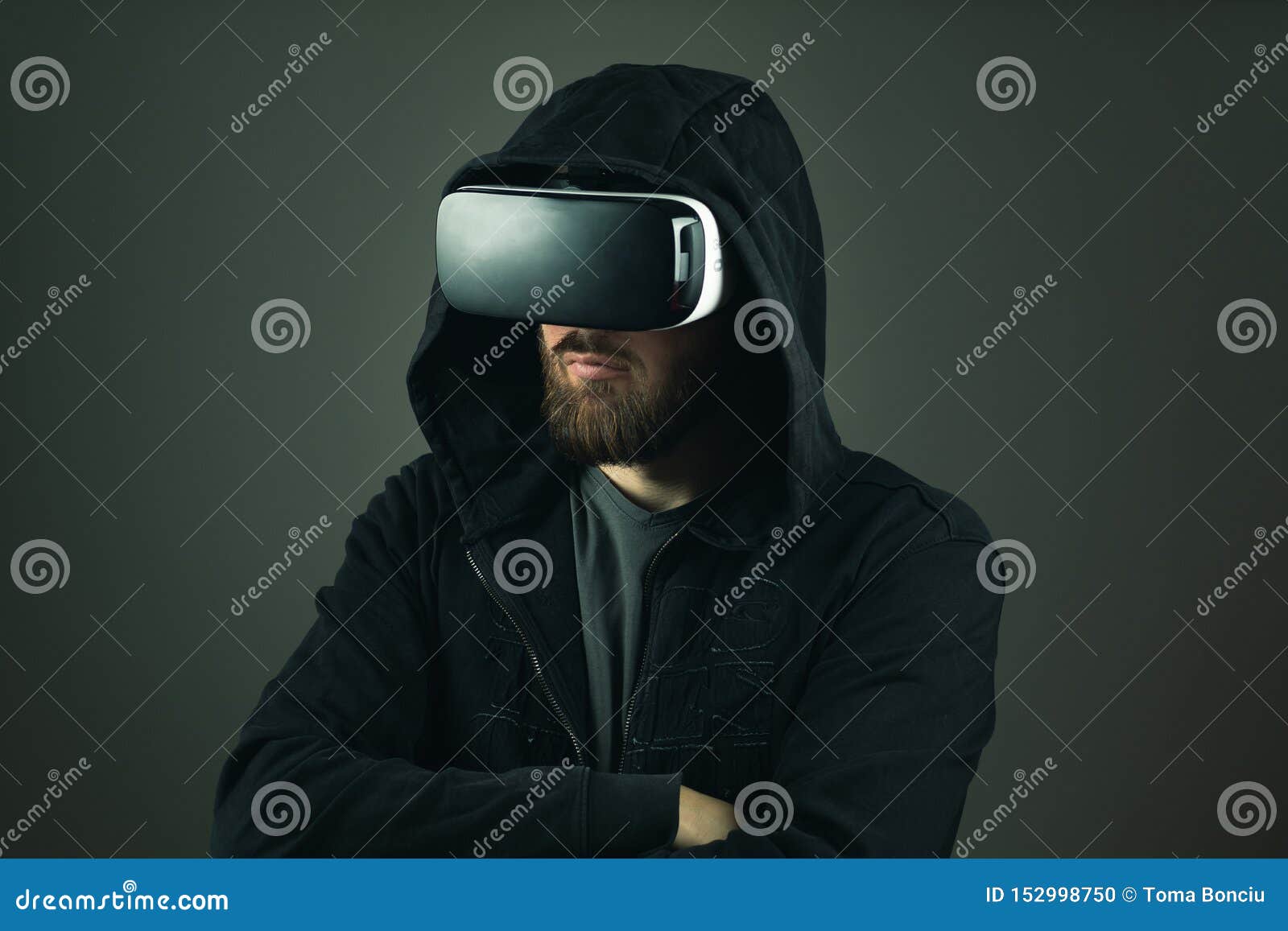 Virtual Reality Web Hacker. Identity Theft on the Internet Stock Photo ...