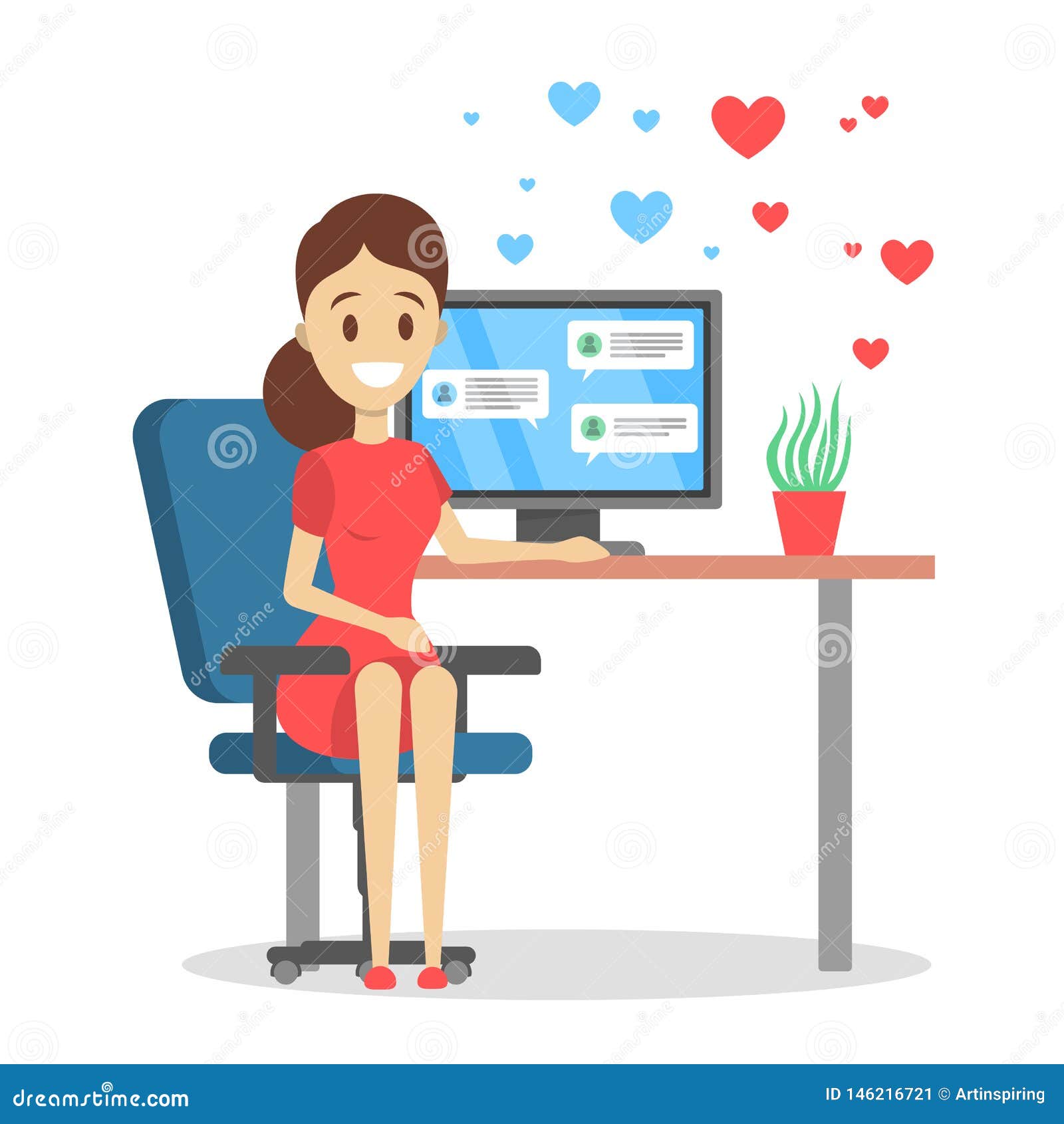 Virtual Relationship and Love Dialog. Communication between People ... Virtual Relationship and Love Dialog. Communication between People ...