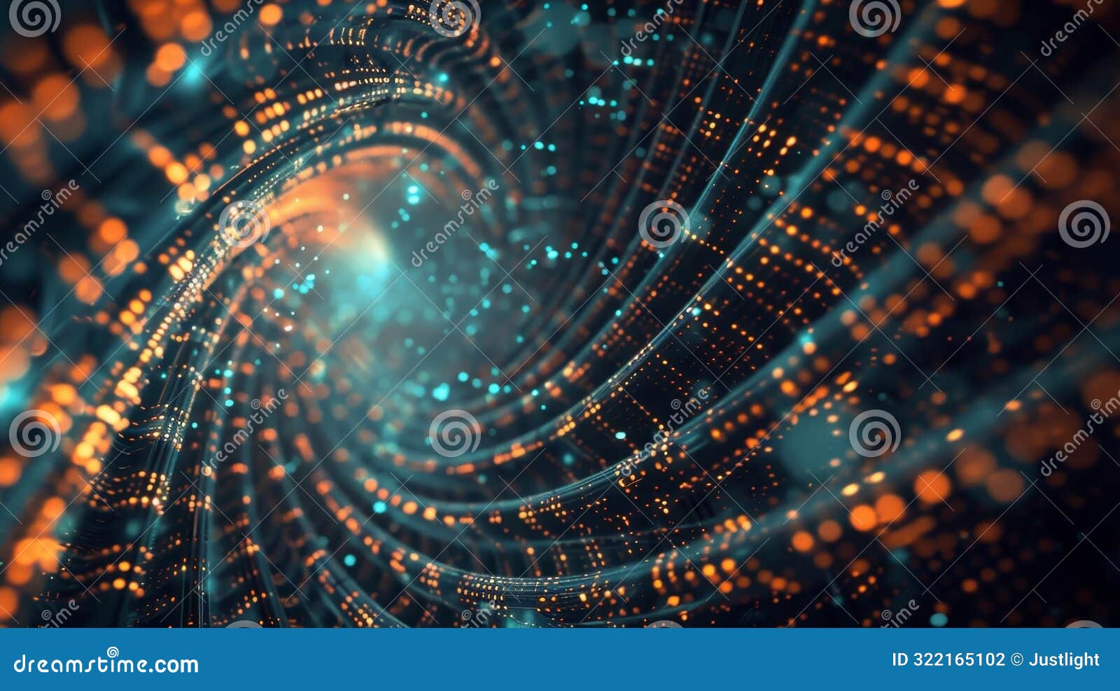 In a Virtual Representation a Quantum Processor Sends Data through a ...