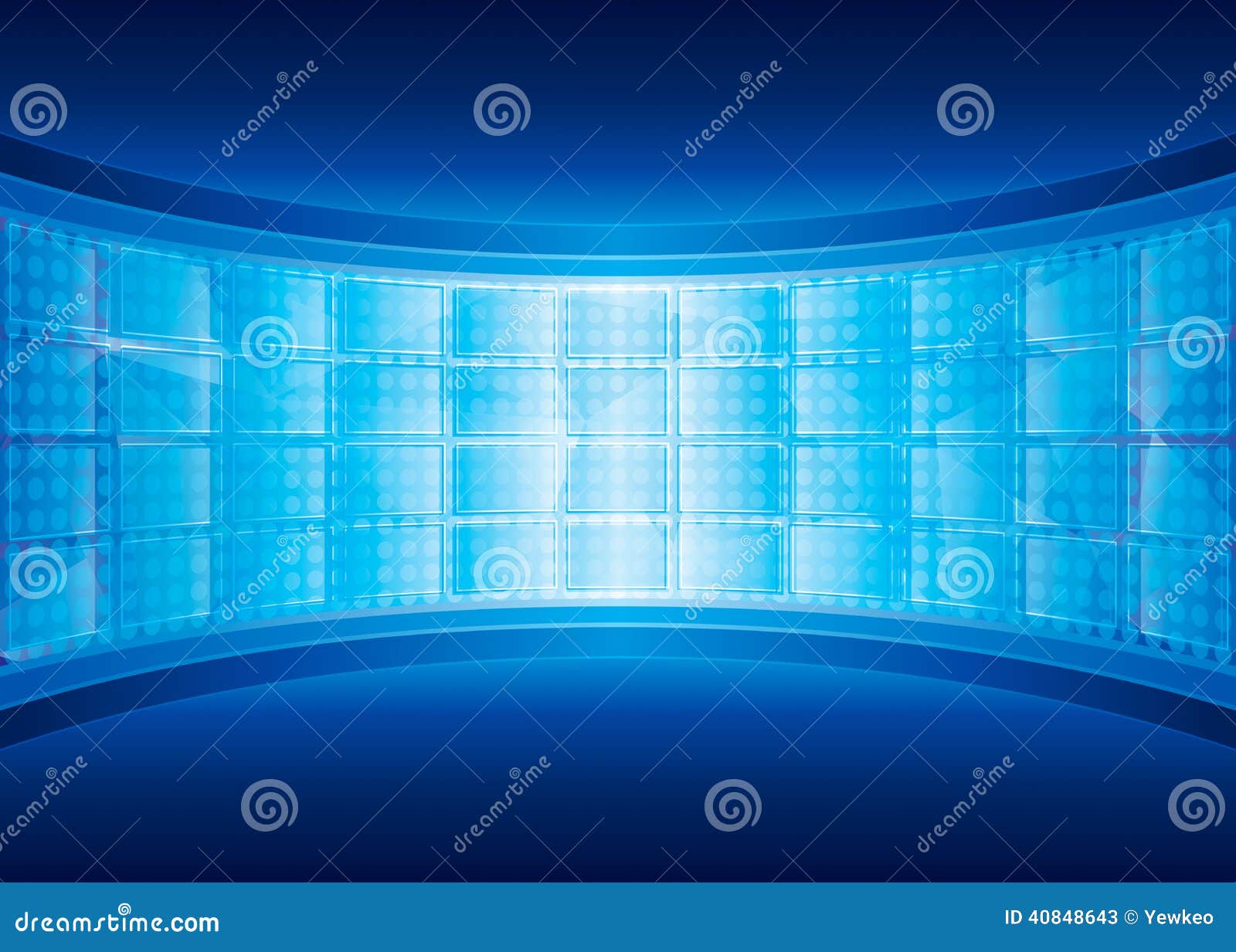 Virtual Screen stock vector. Illustration of rectangle - 40848643